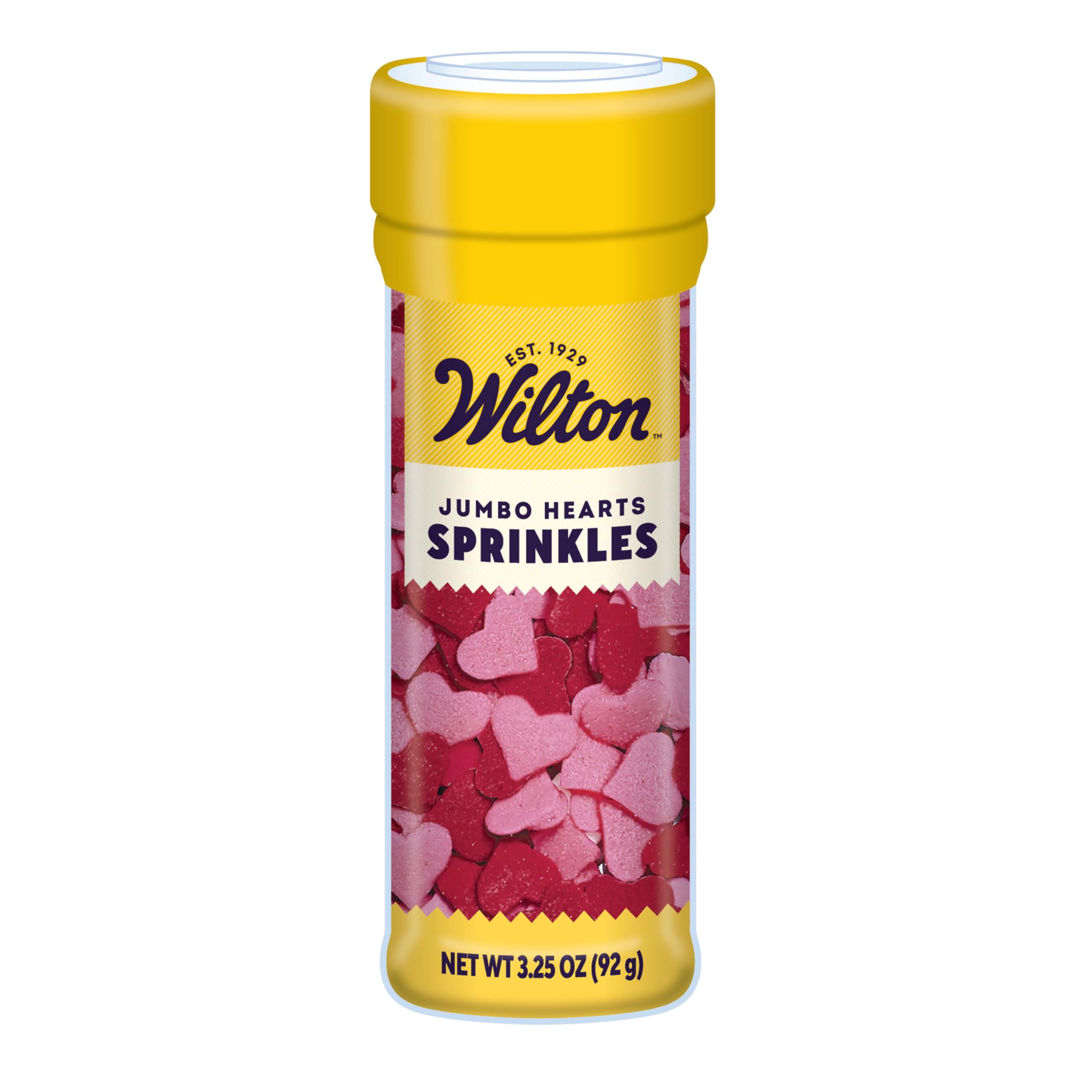 Wilton Jumbo Heart Sprinkles, OKA4 Heart-Shaped Sprinkles for Valentine ...