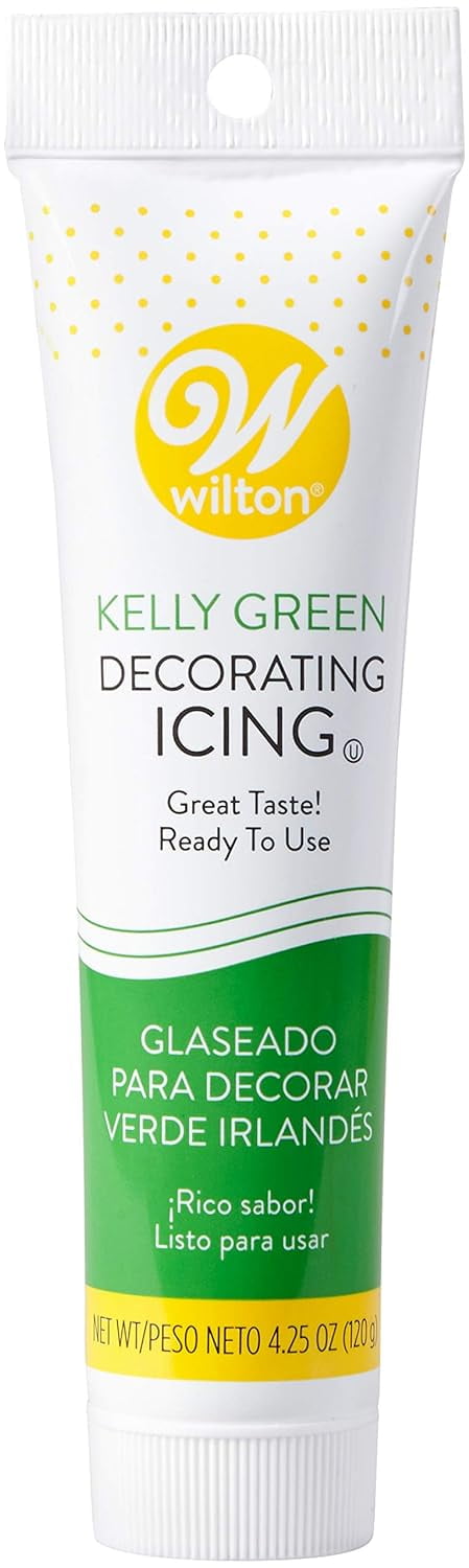 Wilton Kelly Green Ready To Use Icing Tube 4.25 Oz - Walmart.com