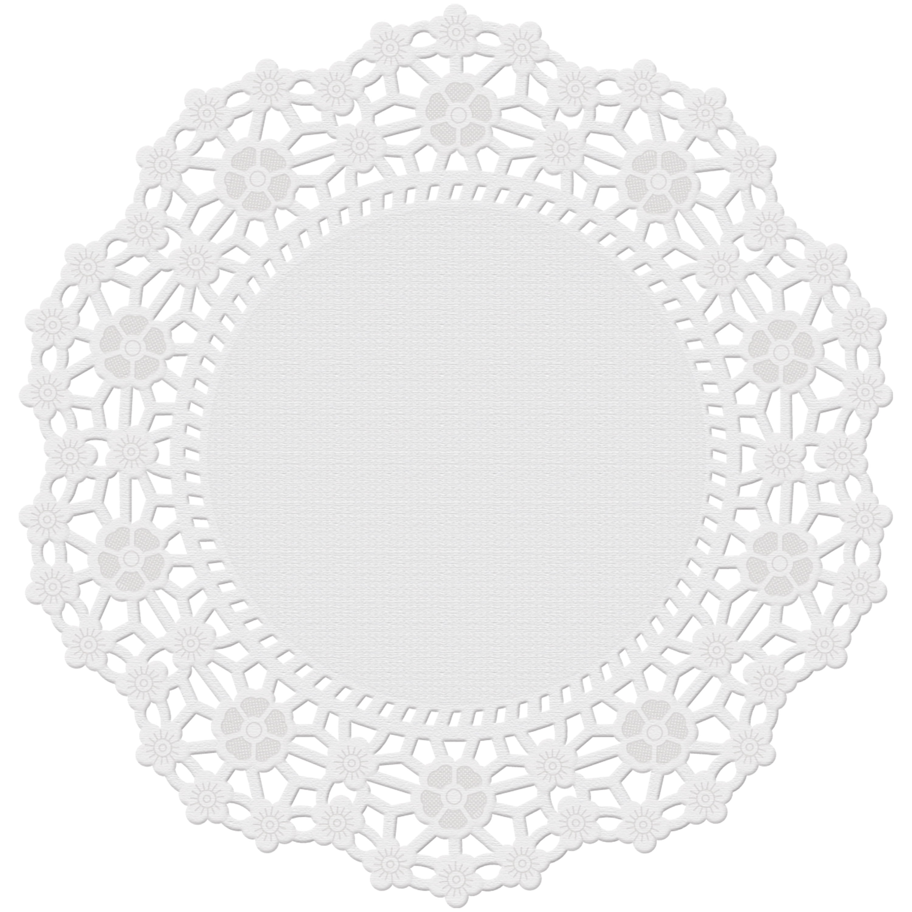 Wilton Lacy Floral Paper Doilies for Cake Decorating, Bright White, 20 ...