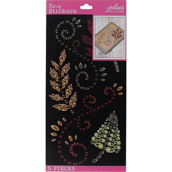 Wilton Leaves Swirls Bling Sticker, 5 Piece - Walmart.com