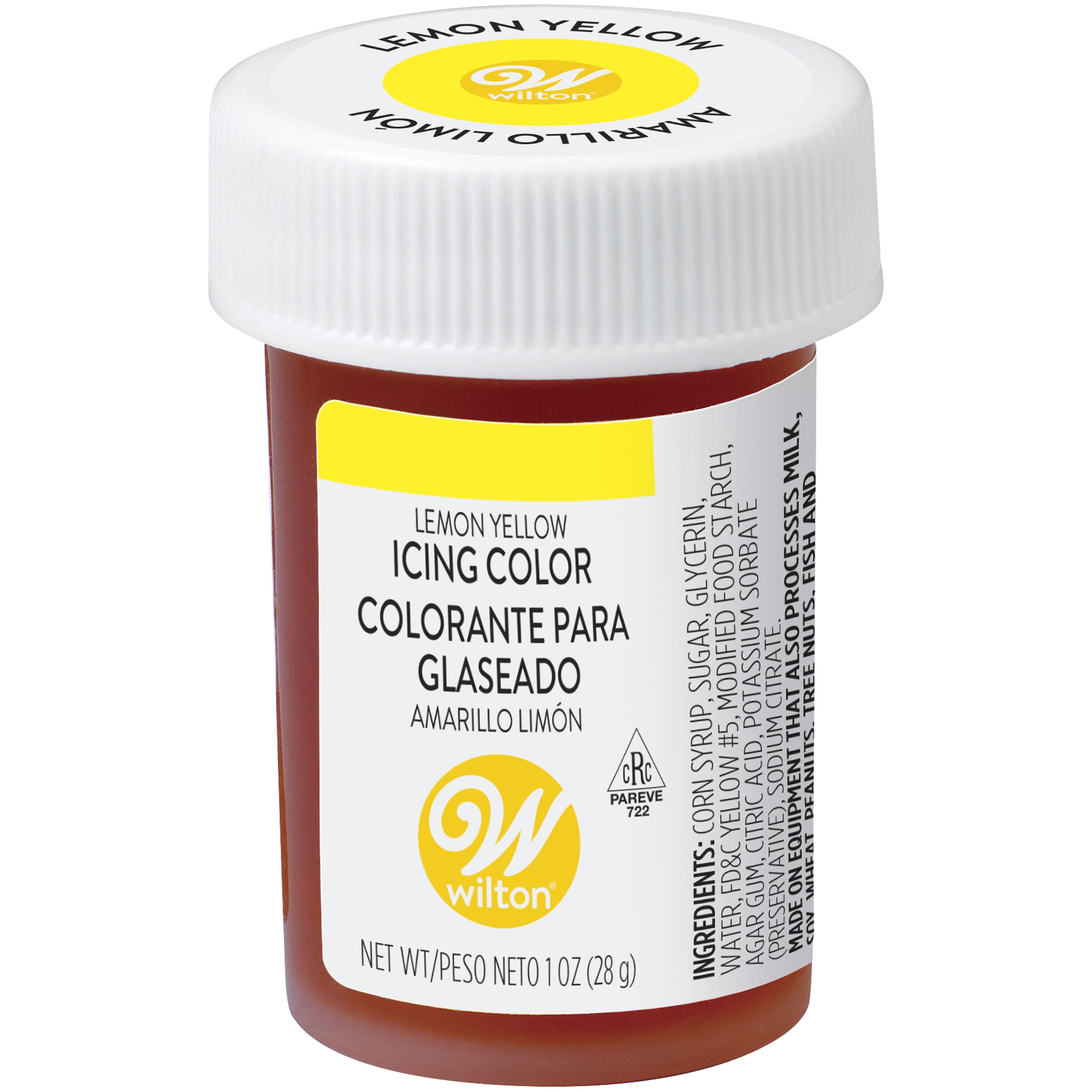 Wilton Lemon Yellow Gel Food Coloring, 1 oz. - Walmart.com
