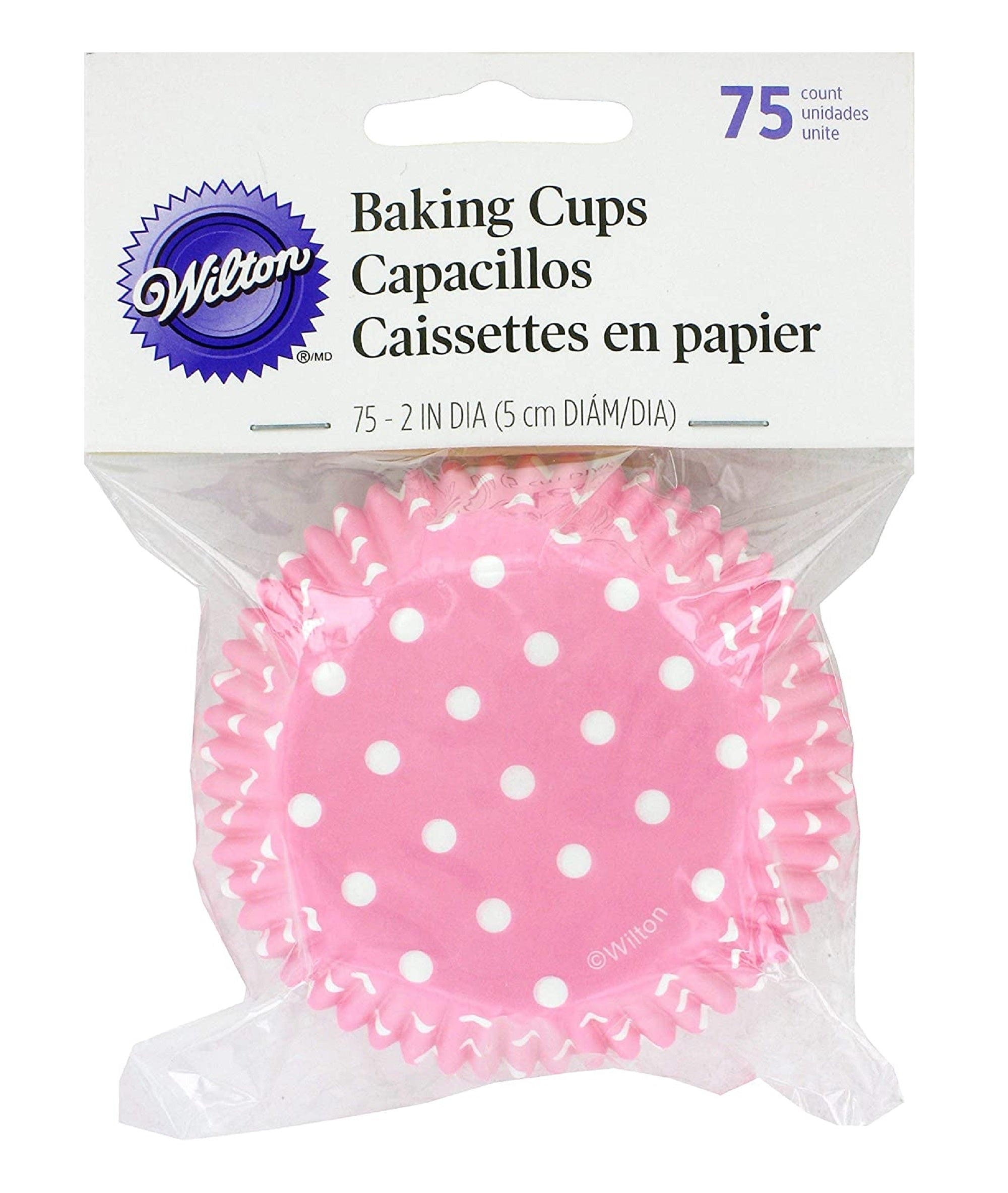 Wilton Light Pink Dots 75/Pkg - Walmart.com
