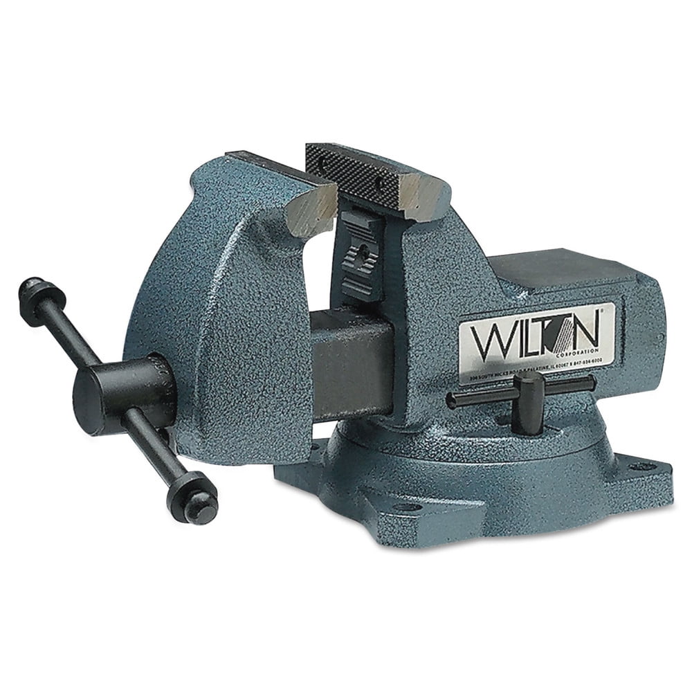 Mechanics Vises, 4 in Jaw, 3-7/16 in Throat, Swivel Base - Walmart.com