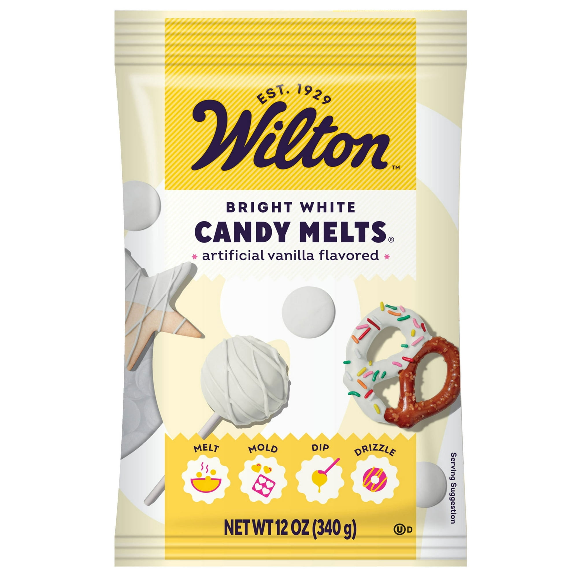 Wilton Melting Chocolate Bright White Candy Melts Cake Pops Candy ...