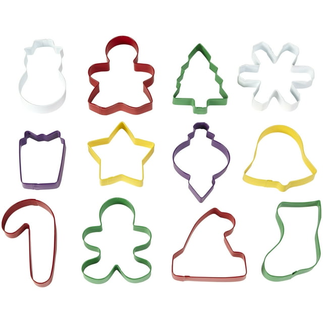 Wilton Metal Holiday Cookie Cutters, 12-Piece Set - Walmart.com