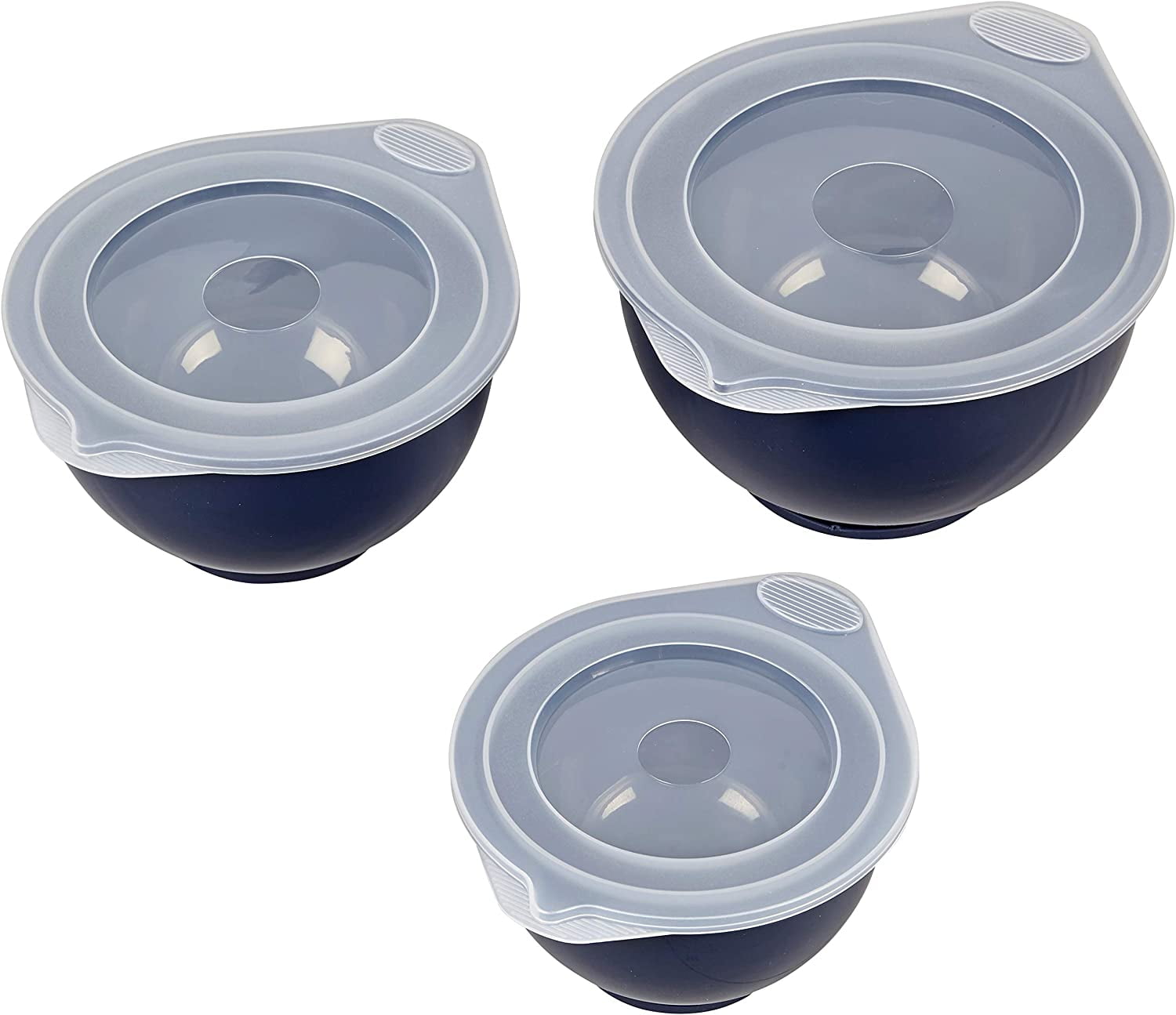 Wilton Navy Blue Covered Mixing Bowl Set, 6-Piece - Walmart.com