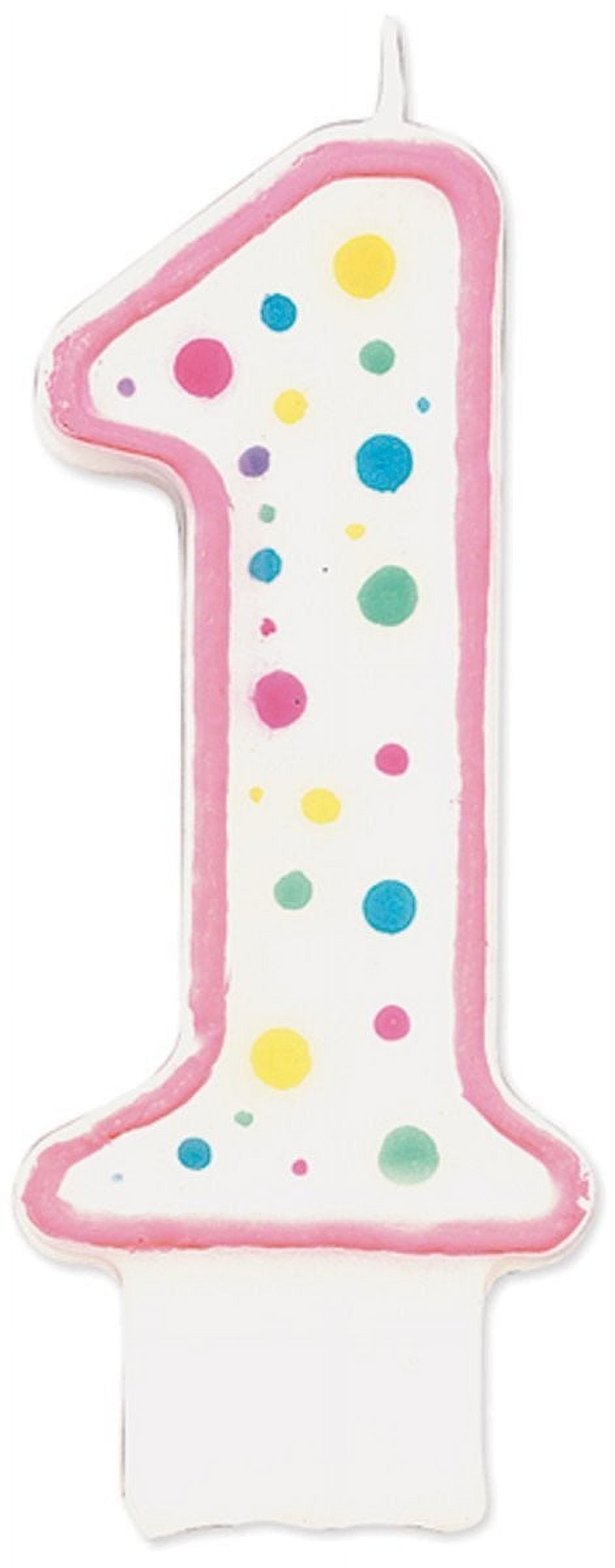 Wilton Number 1 Candle, Pink, 1 Ct - Walmart.com