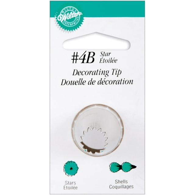 Wilton Open Star Decorating Tip, No. 4B - Walmart.com