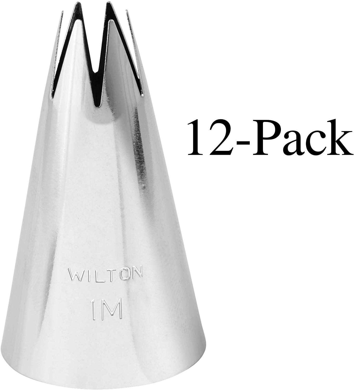 Wilton Open Star Tip #1M Icing Decorating Nickel Plated Brass L ...