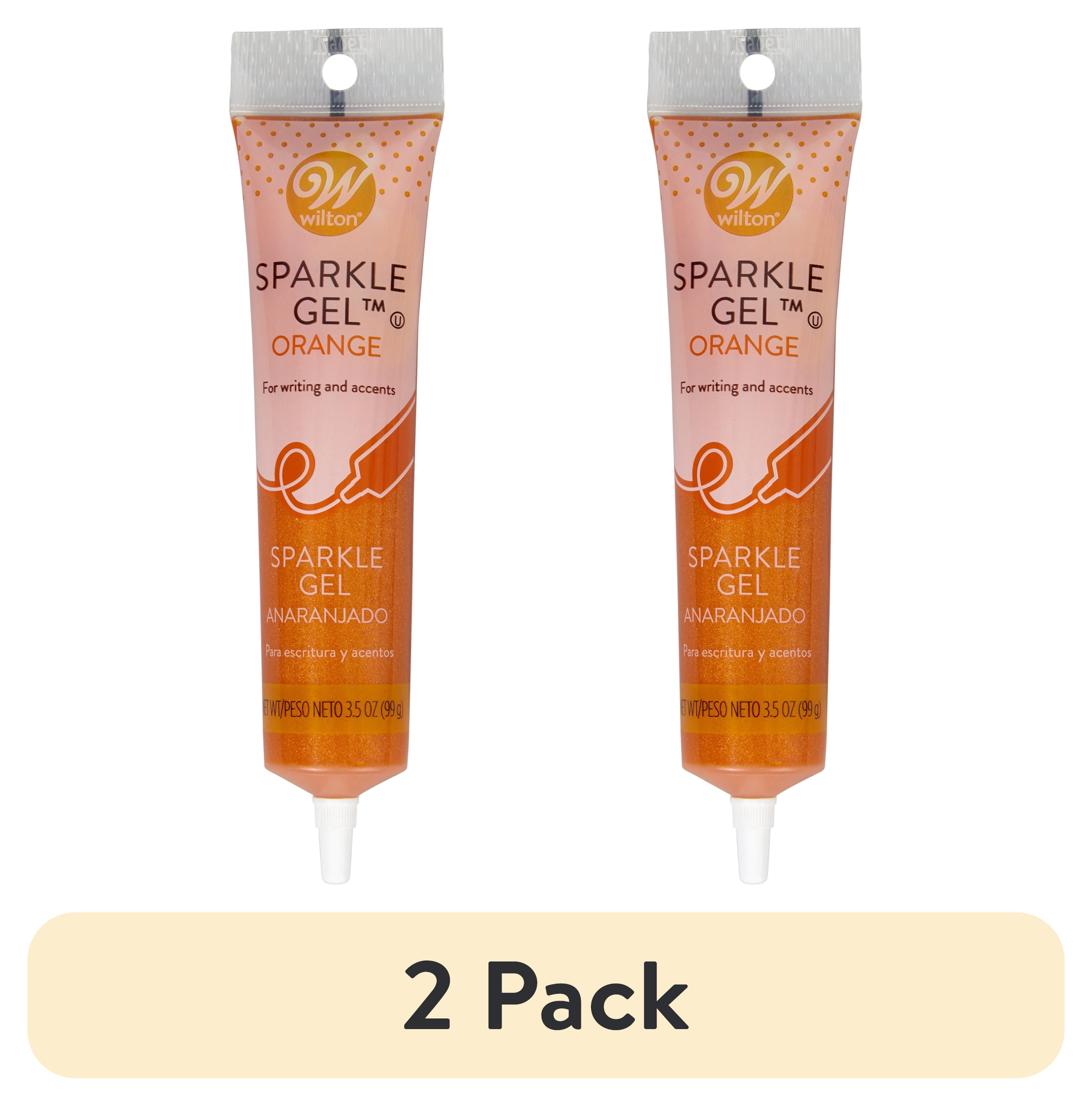 (2 pack) Wilton Orange Sparkle Gel Frosting, 3.5 oz. - Walmart.com