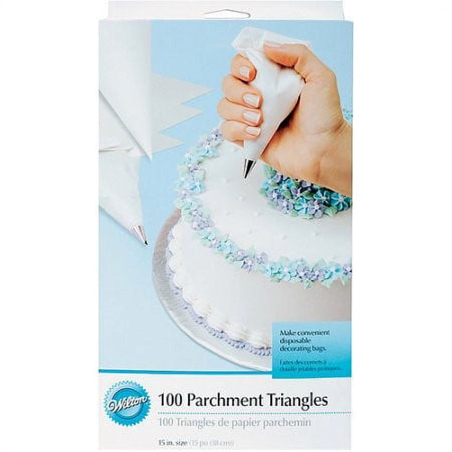 Wilton Parchment Triangles, 15 in., 100-ct - Walmart.com