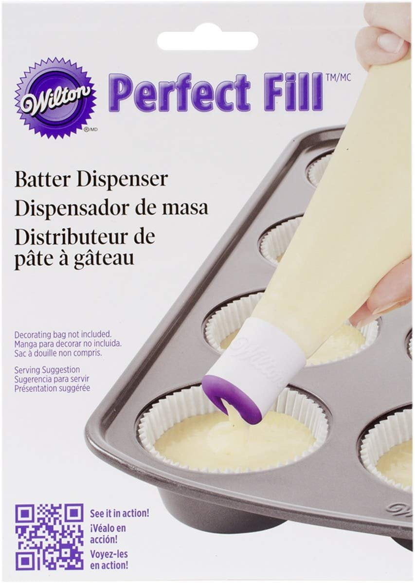 Wilton Perfect Fill Batter Dispenser Plastic 1.5 Inch - Walmart.com