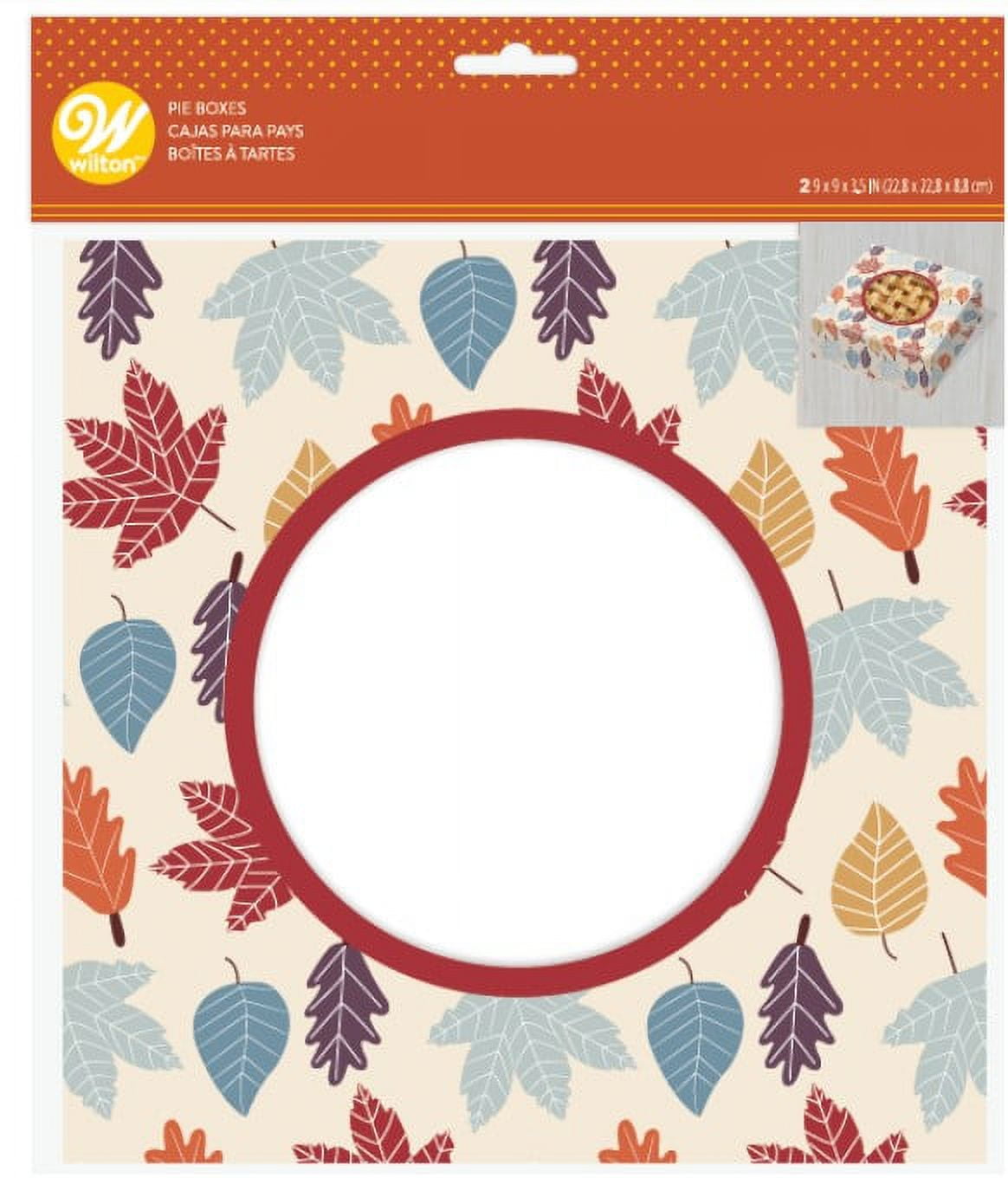 Wilton Pie Boxes 2/Pkg-Autumn Leaves - Walmart.com