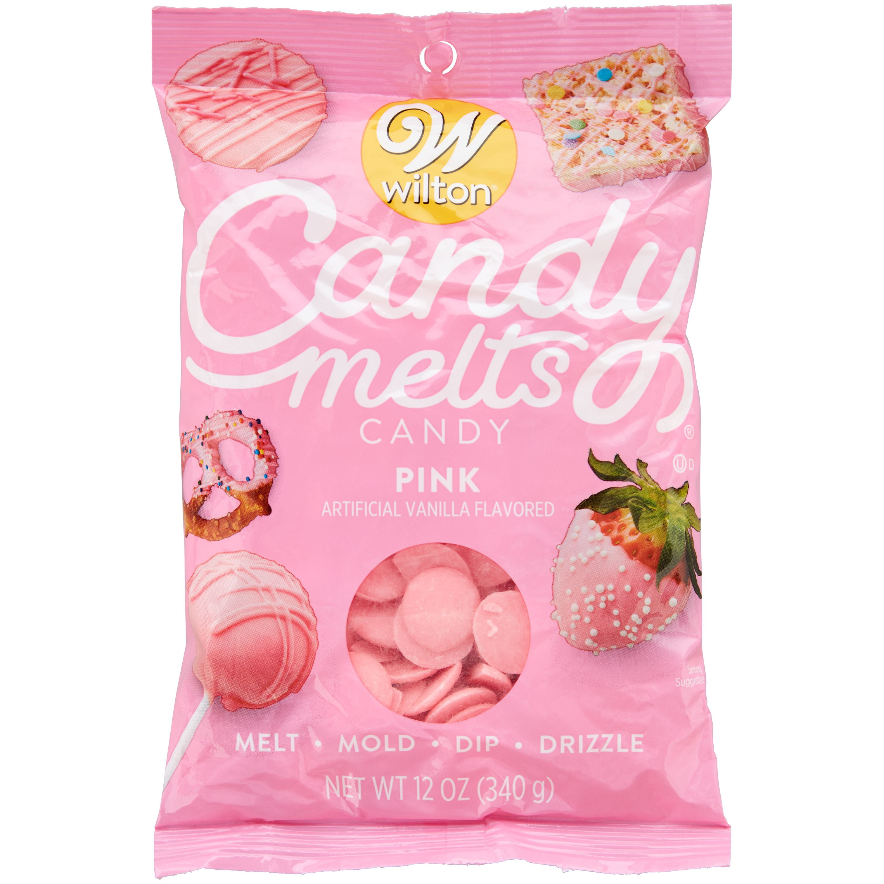 Wilton Pink Candy Melts Candy, 12 oz. - Walmart Business Supplies