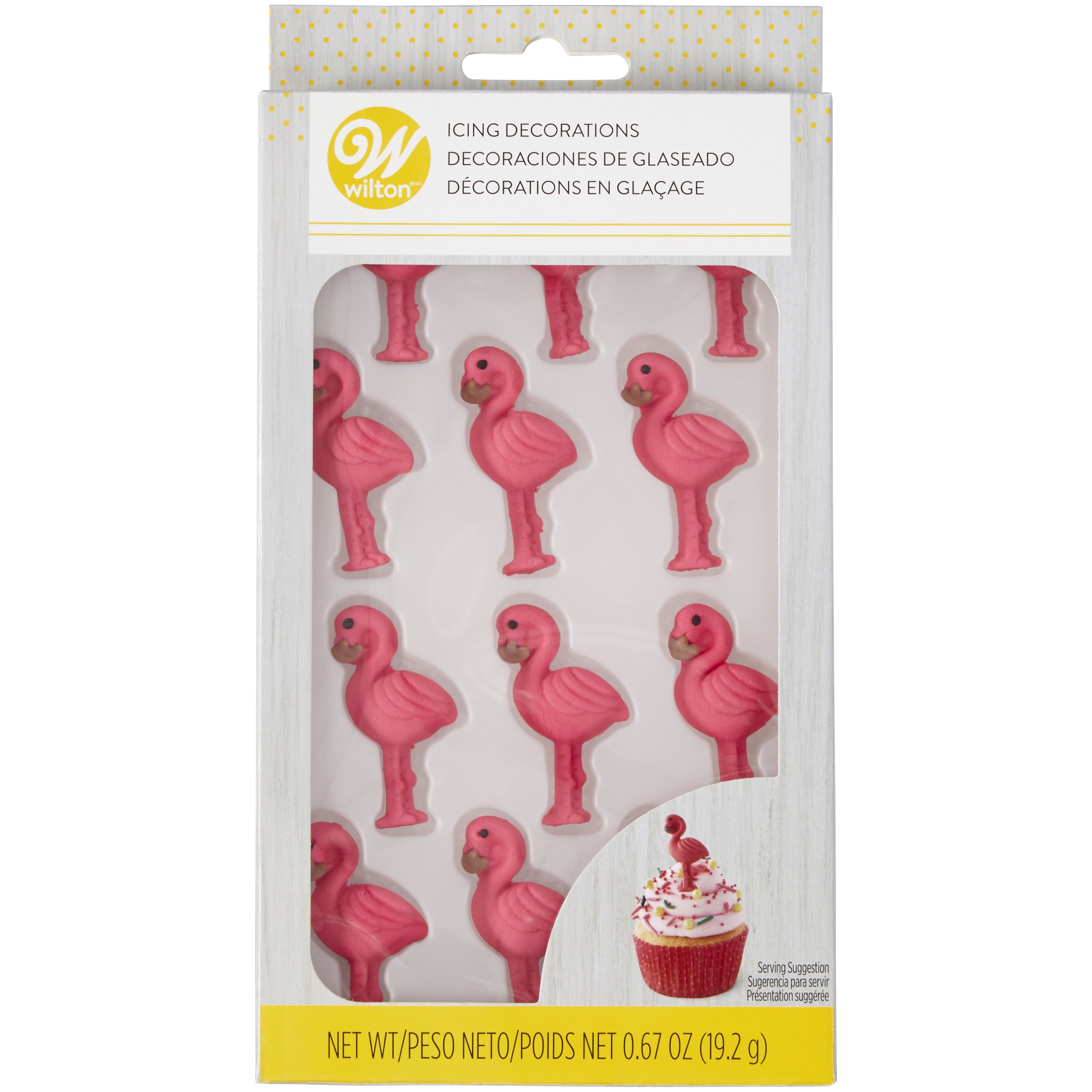 Wilton Pink Flamingo Icing Decorations, 12-Count - Walmart.com