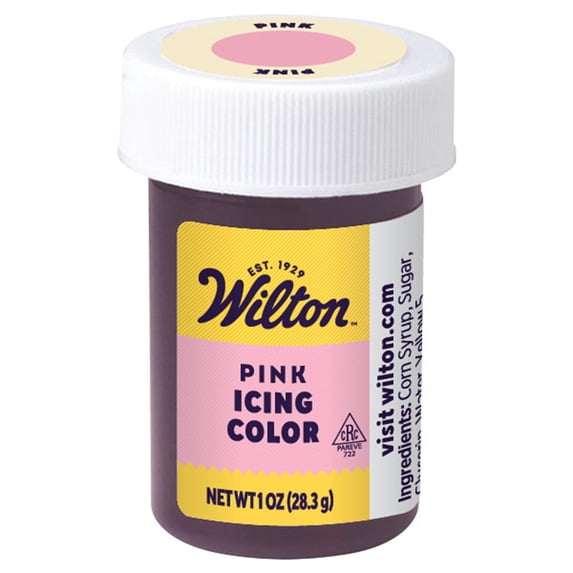 Wilton Pink Food Coloring Edible Gel for Baking & Cake Decorating No ...