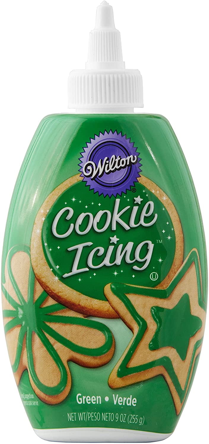 Wilton Quick-setting Green Cookie Icing, 9 oz Bottle - Walmart.com