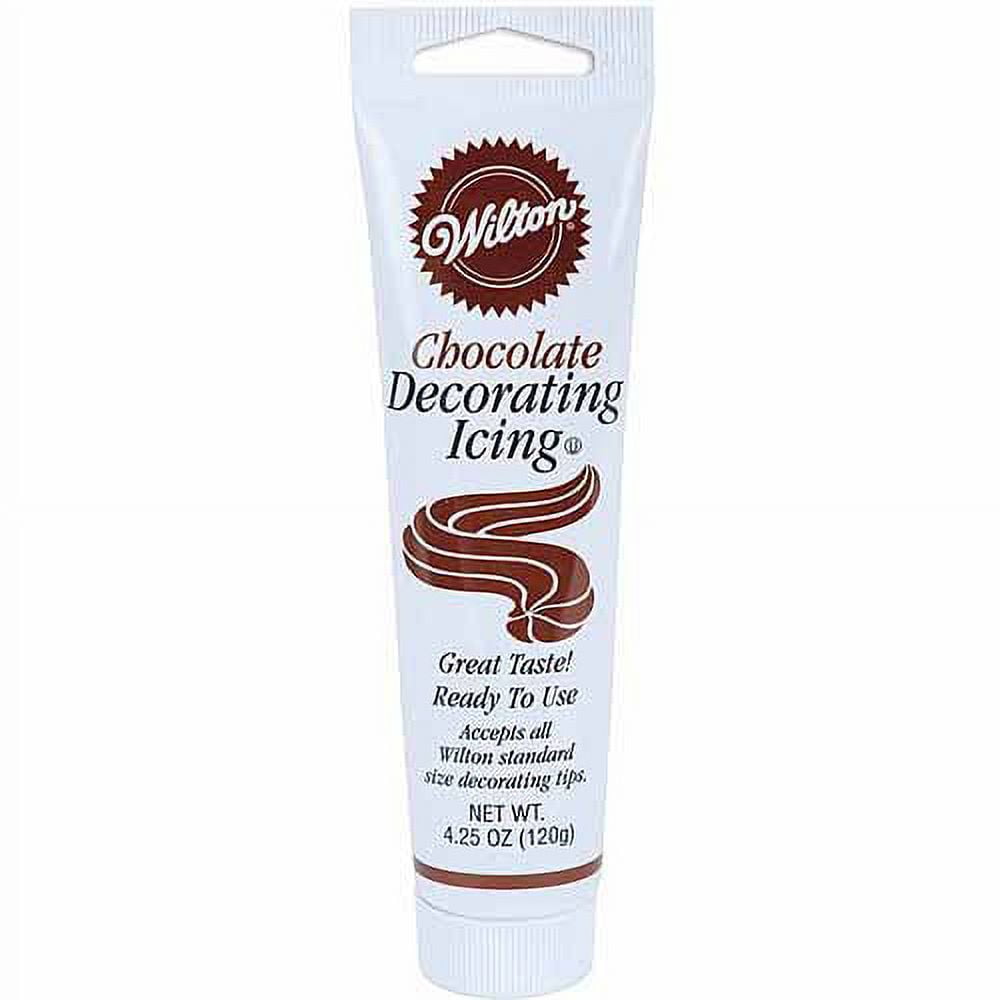 Wilton Ready-To-Use Decorating Icing Tube, Brown 4.25 oz. 704-254 ...