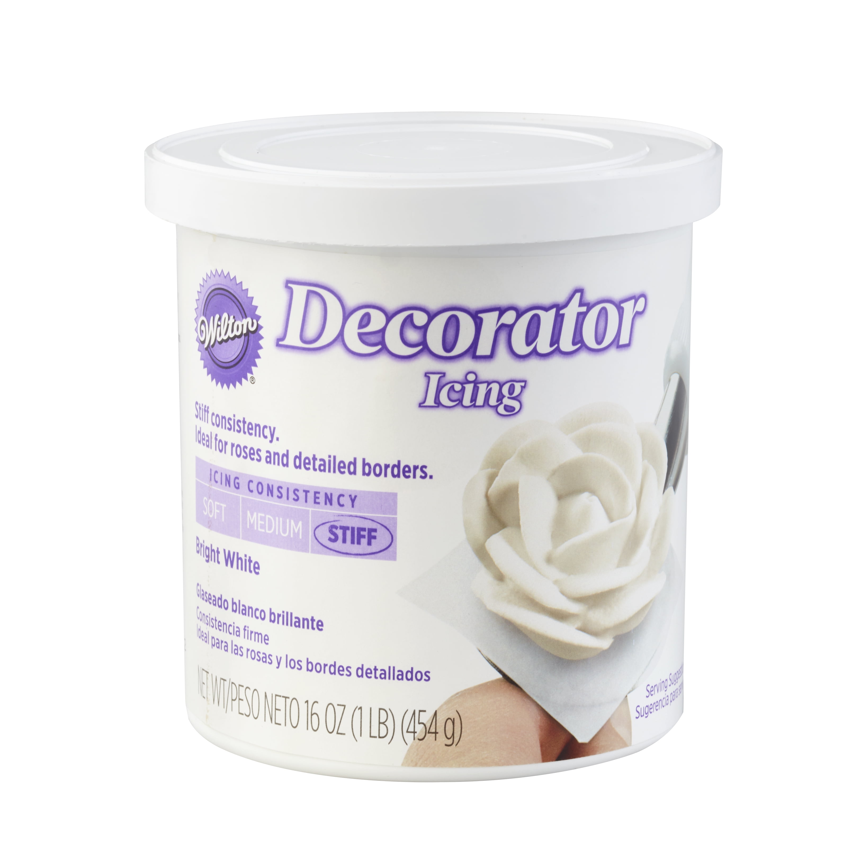 Wilton Ready-To-Use Decorator Icing, White,1 lb. - Walmart.com