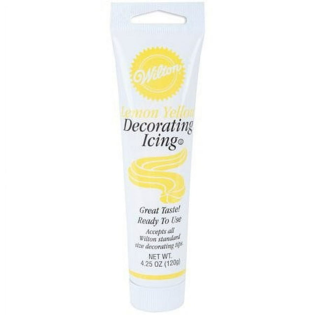 Wilton Ready-To-Use Icing Tube, Lemon Yellow - Walmart.com