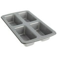 Wilton Recipe Right Non Stick Mini Loaf Pan 4 Cavity Cookware Set For