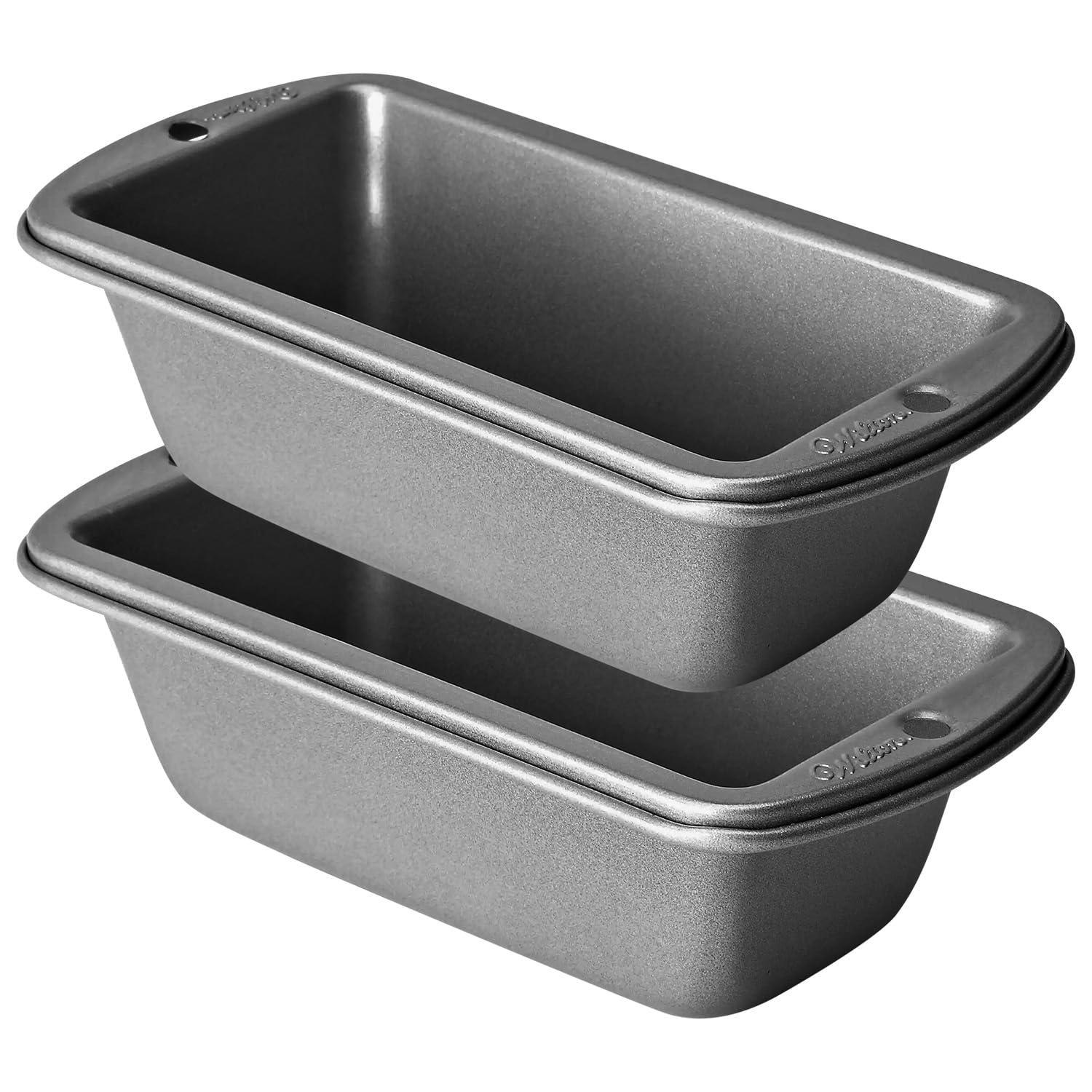 Wilton Recipe Right Non Stick Mini Loaf Pan Set, Pack of 2-5.75 x 3 ...