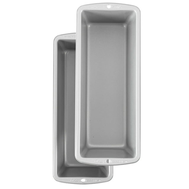 Wilton Recipe Right Steel Non-Stick 12 x 4.5 x 3.12-inch Long Loaf Pan ...