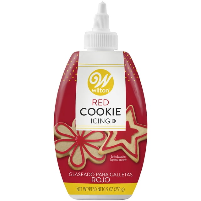 Wilton Red Cookie Icing, 9 oz. - Walmart.com