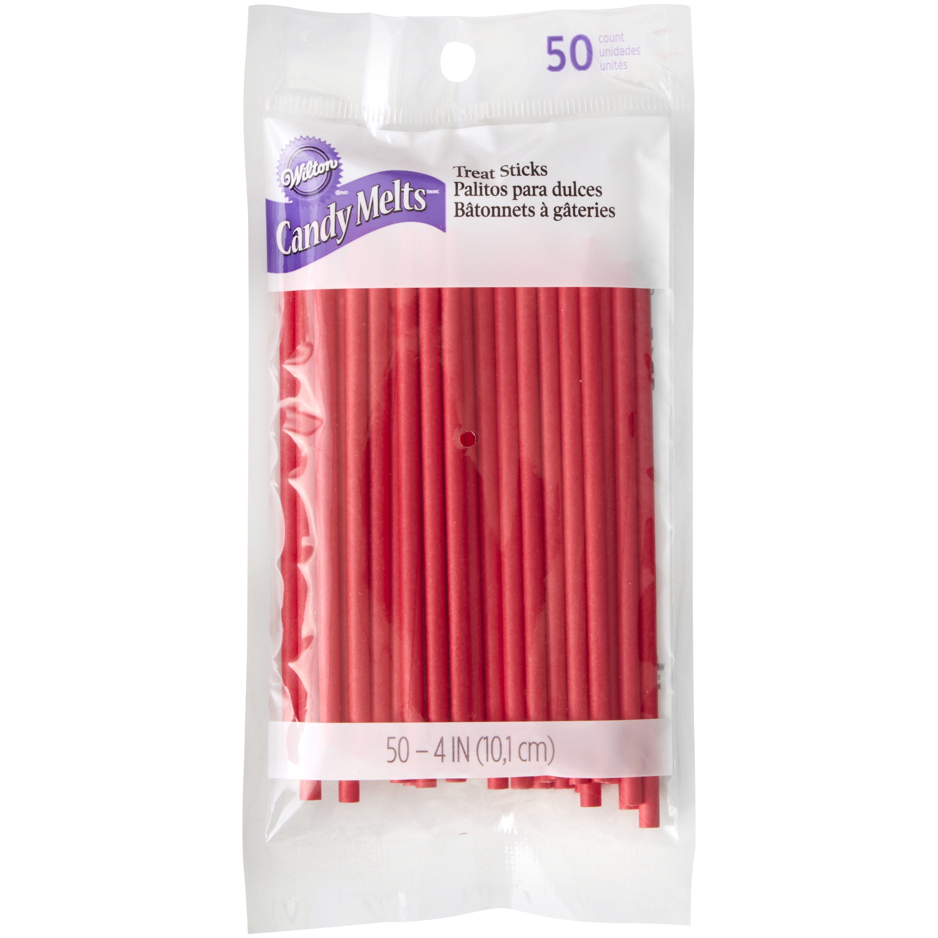 Wilton Red Treat Sticks, 4-Inch - Walmart.com