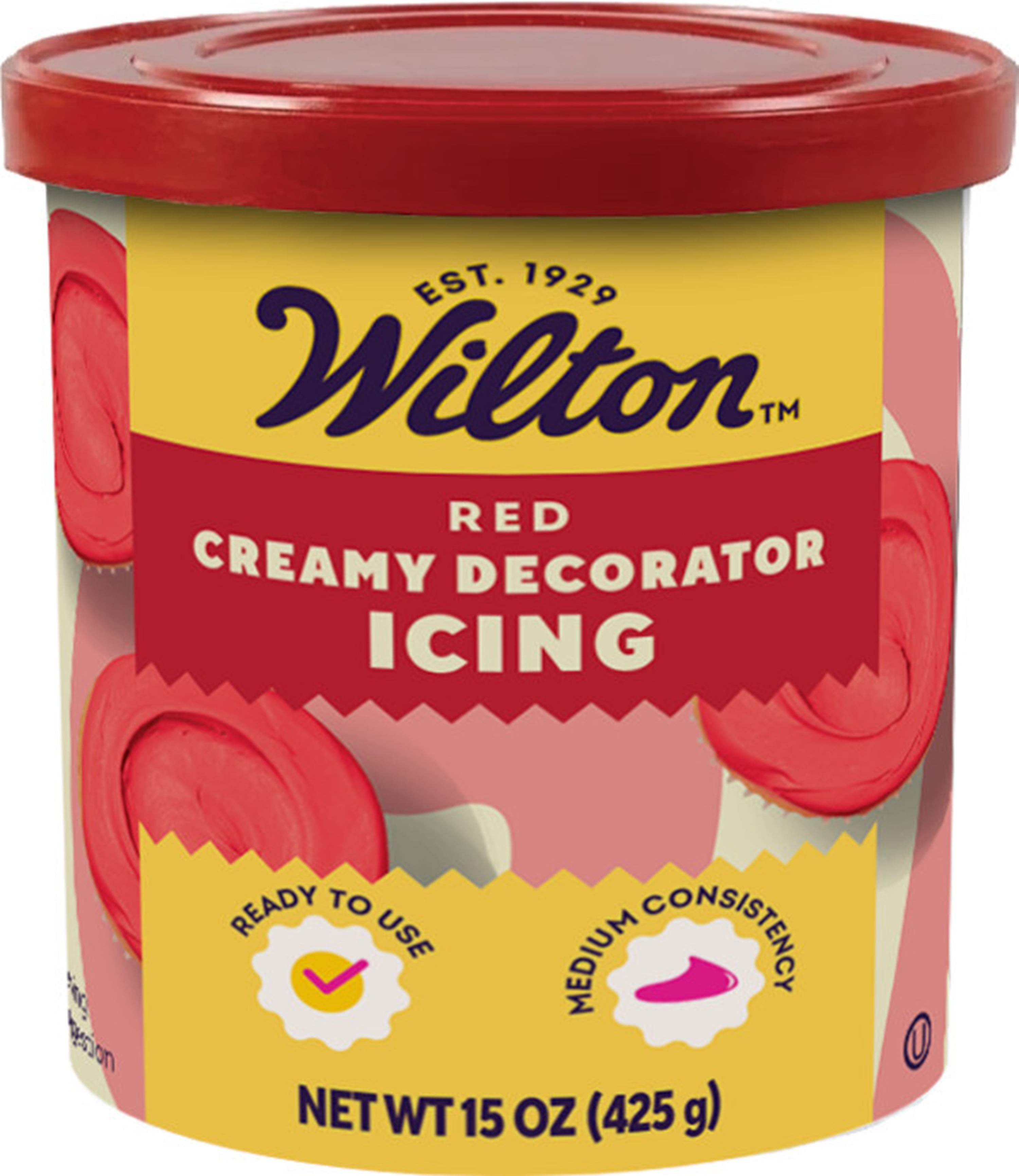 Wilton Red Vanilla-Flavored Buttercream Icing 15 oz. Tub - Walmart.com