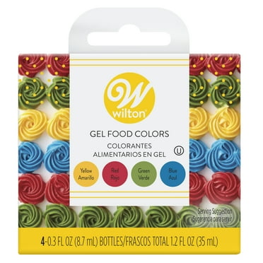 Wilton Gel Food Color Set, Pastel - Walmart.com