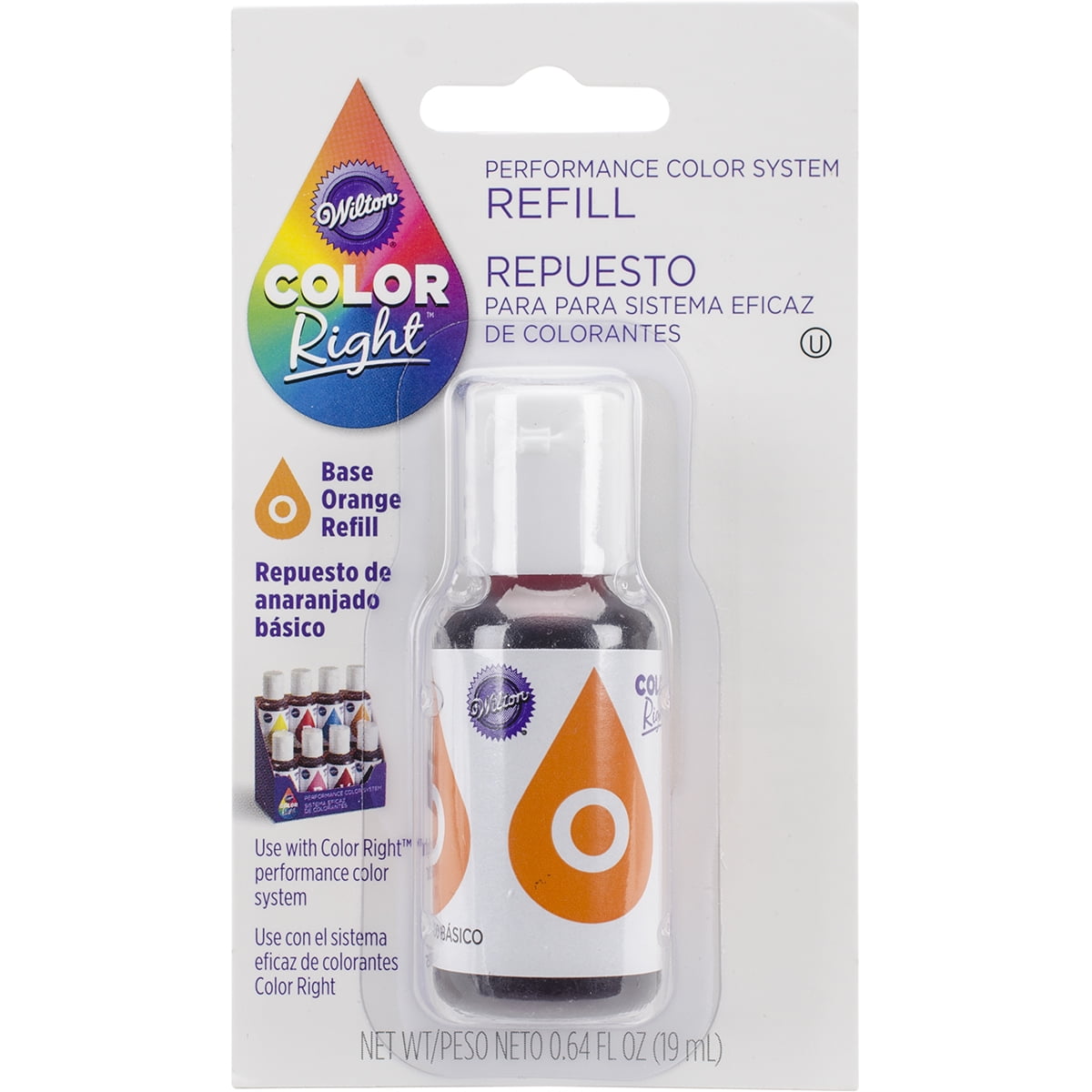Wilton Right Food Color System Refill, .64 oz, Orange - Walmart.com