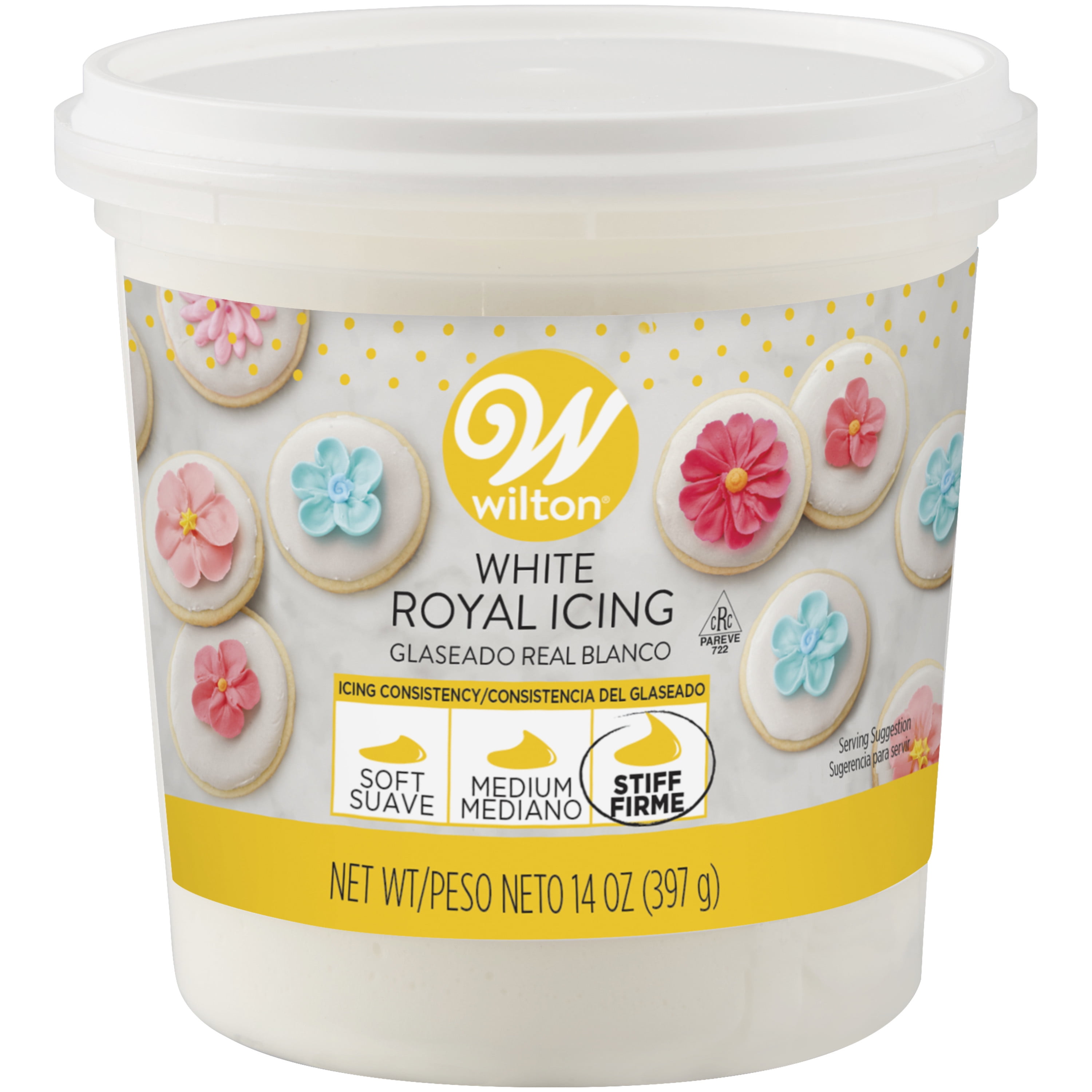 Wilton Royal Icing, White, 14oz - Walmart.com