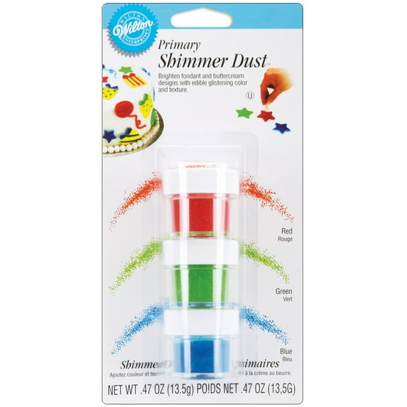 Wilton Shimmer Dust, Primary .47 oz. 703-210 - Walmart.com