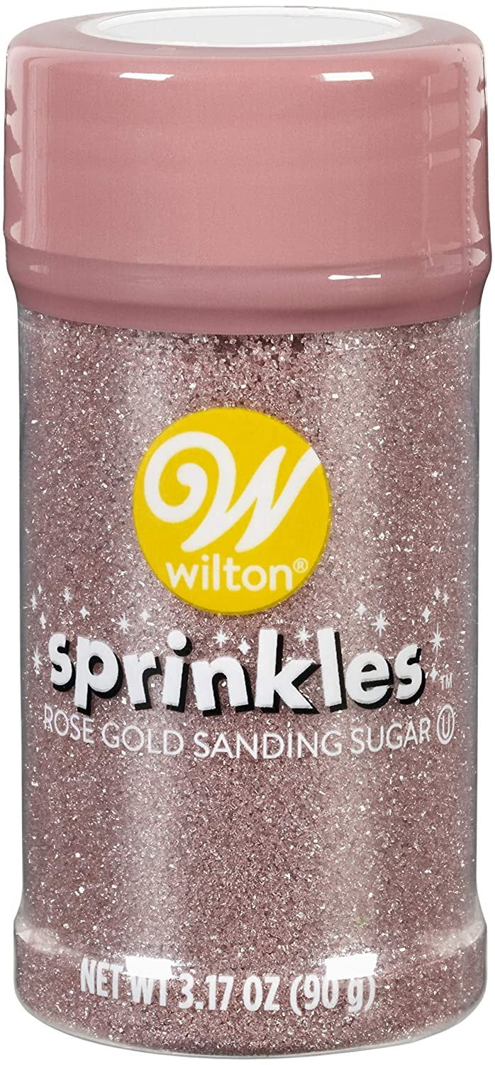 Wilton Short Sanding Sugar Sprinkles 2.6oz-Rose Gold - Walmart.com