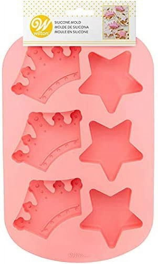 Wilton Silicone Royal Crowns and Stars, 6 Cavity Cake Mold, 2105-0-0685 ...