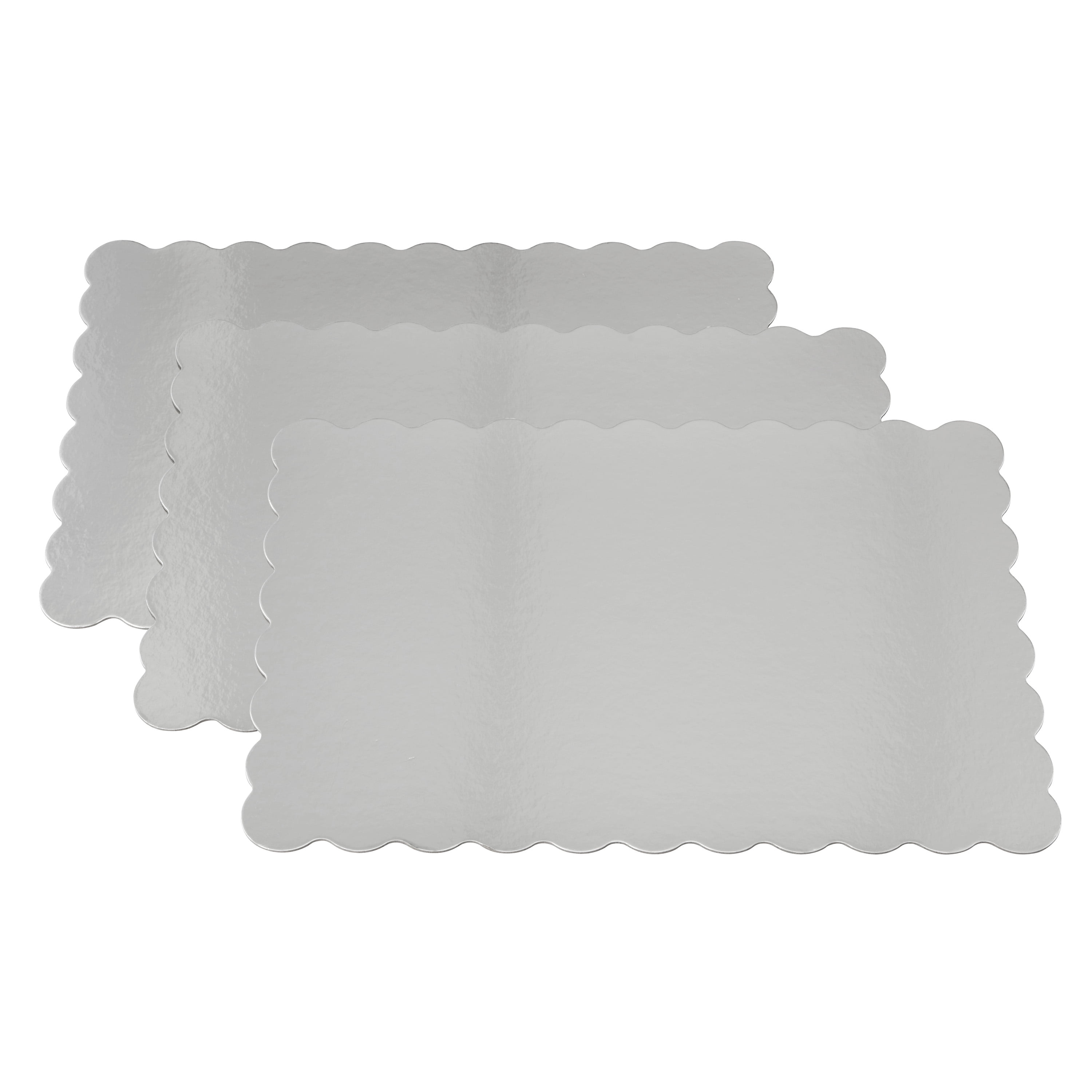 Wilton Silver 13 x 19-Inch Elegant Rectangular Cake Platters for ...