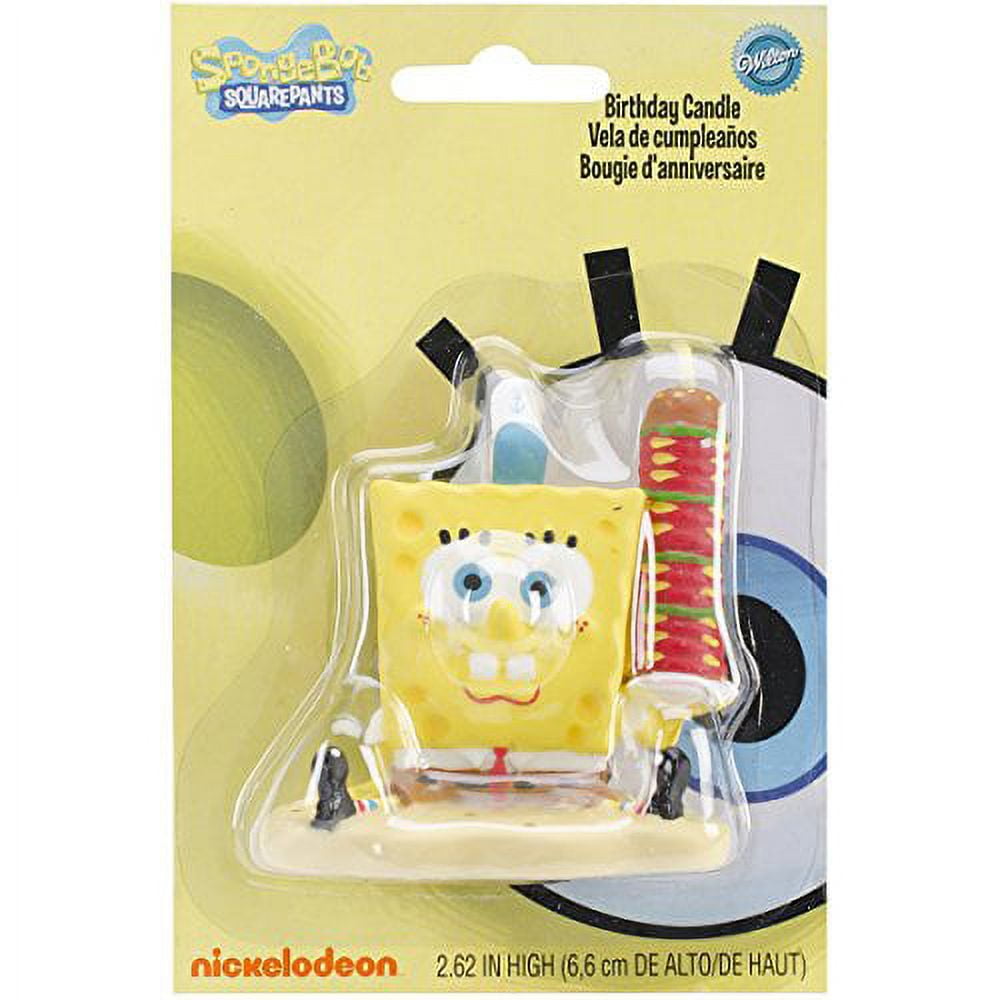 Wilton SpongeBob SquarePants Candle - Walmart.com
