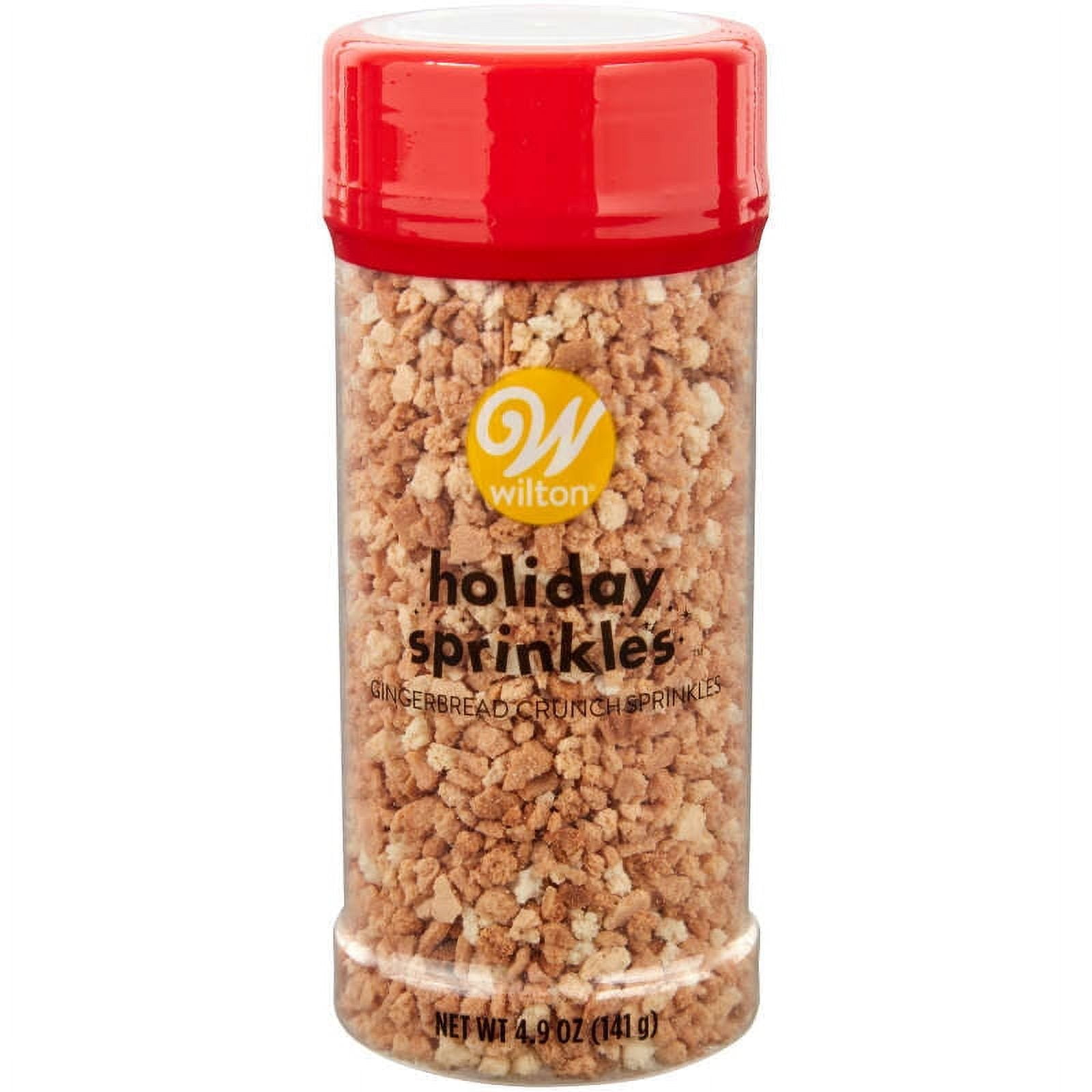 Wilton Gingerbread Crunch Sprinkles 4.9oz - Christmas Cookie Decorating ...