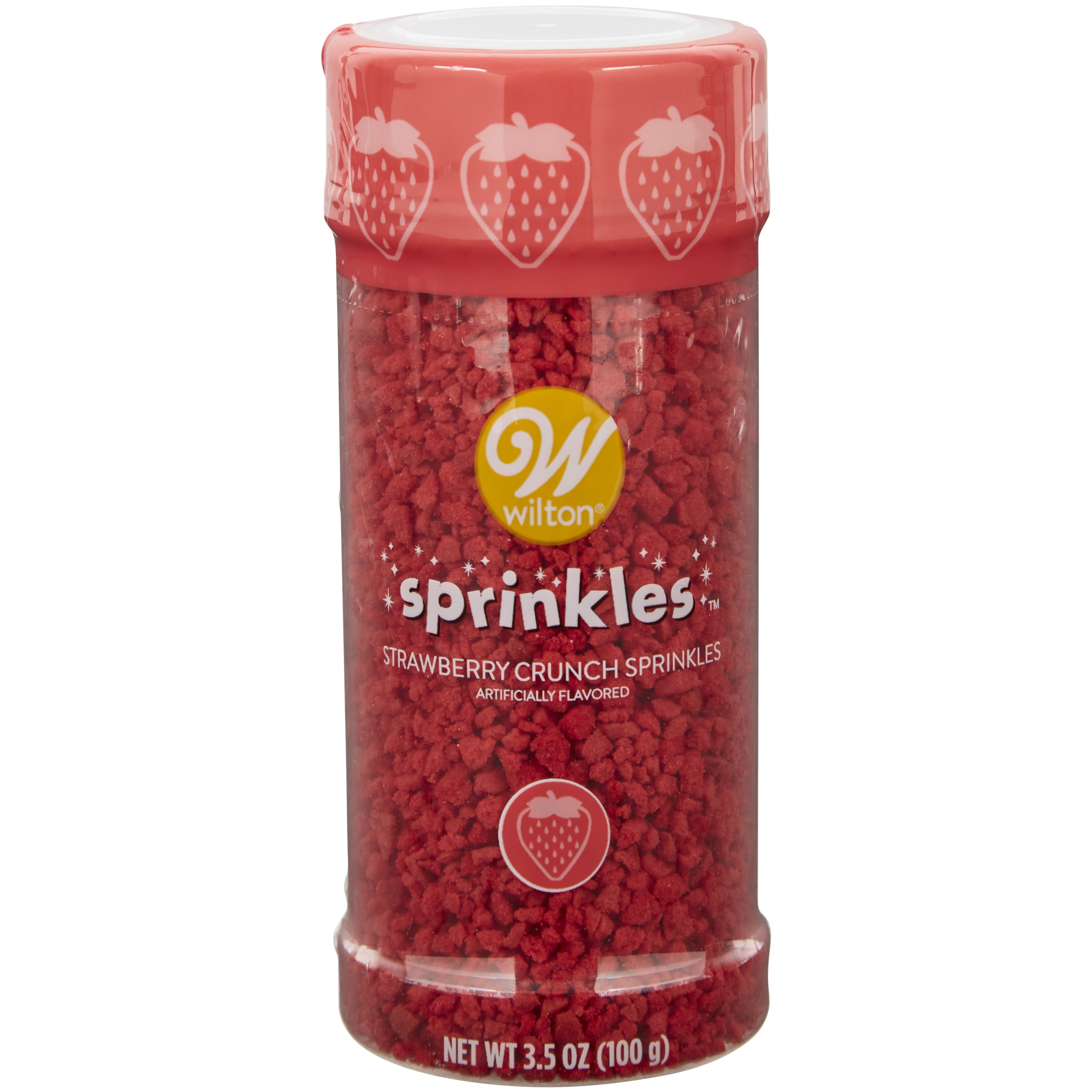 Wilton Strawberry Crunch Sprinkle Mix - 3.5oz for Frosting, Baking and Cake Decorating - Walmart.com