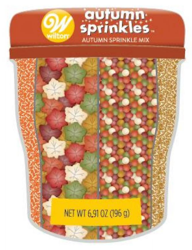 Wilton Sprinkles Mix 6.9oz-Autumn Traditional, 6 Cell - Walmart.com