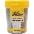 Wilton Metallic Sprinkles Edible Sprinkle Mix Assorted 7 oz. 6-Cell ...