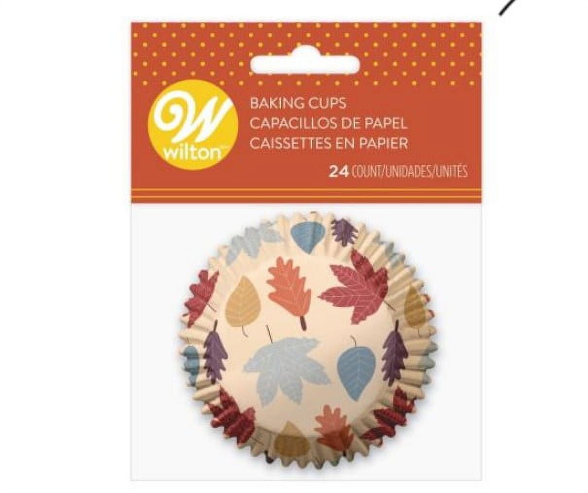 Wilton Standard Baking Cups 24/Pkg-Autumn Leaves - Walmart.com