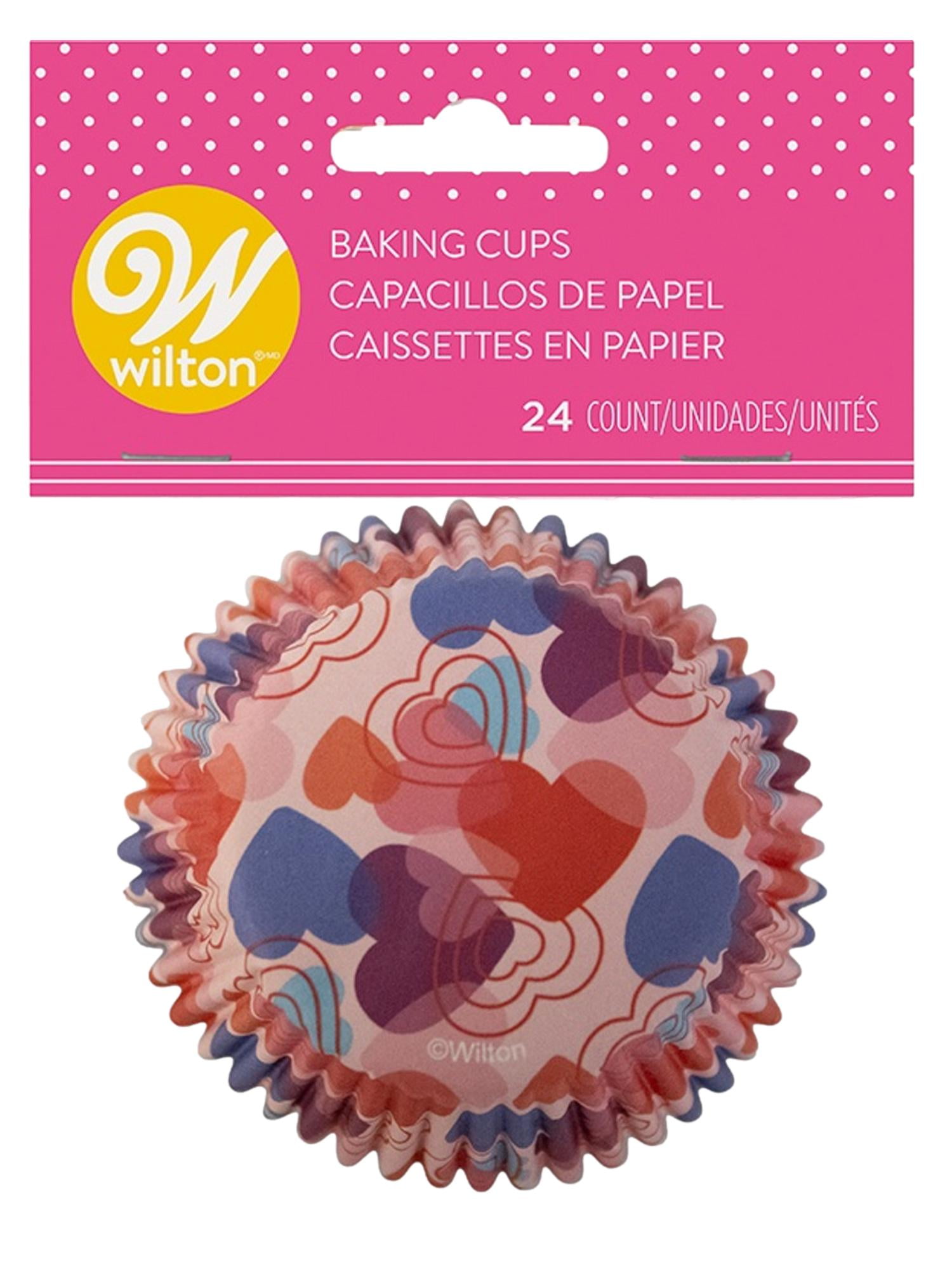 Wilton Standard Baking Cups 24/Pkg-Hearts - Walmart.com