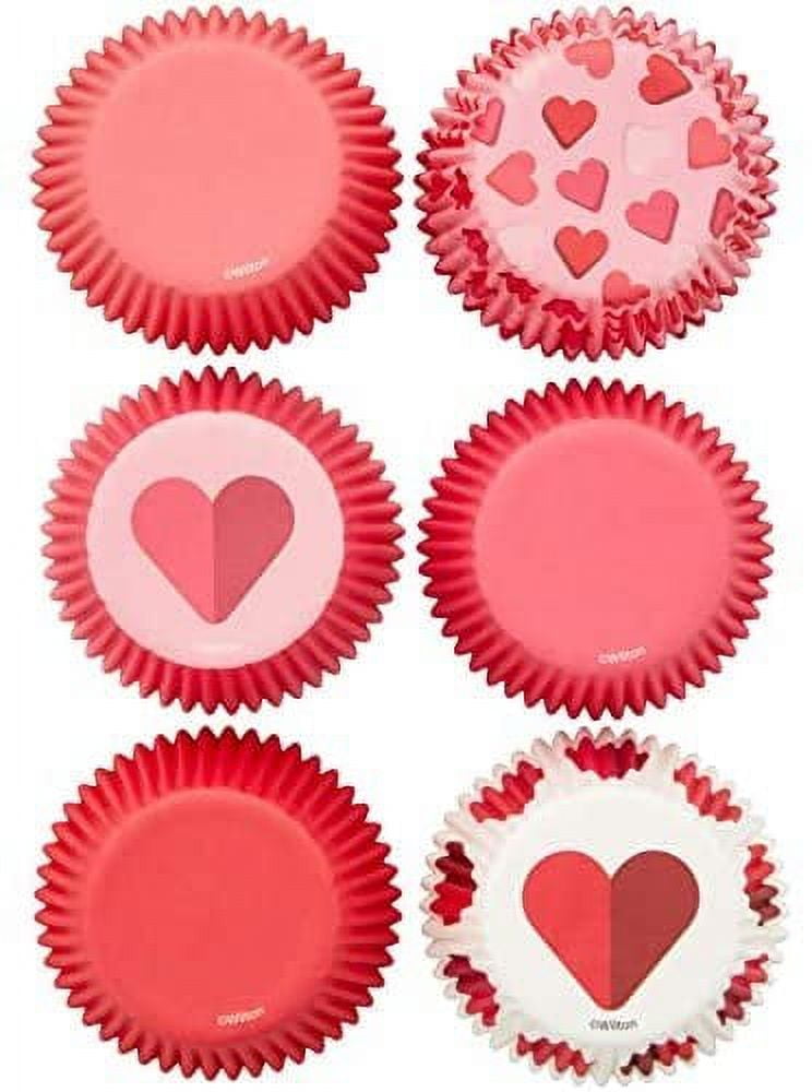 Wilton Standard Baking Cups 75/Pkg-Love - Walmart.com