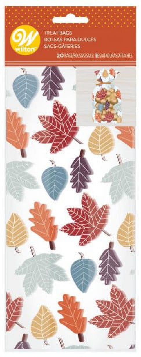 Wilton Standard Treat Bags 20/Pkg-Autumn Leaves - Walmart.com