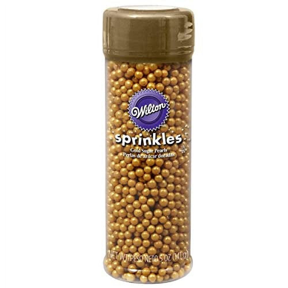 Wilton Sugar Pearls, 141 gram, Gold - Walmart.com