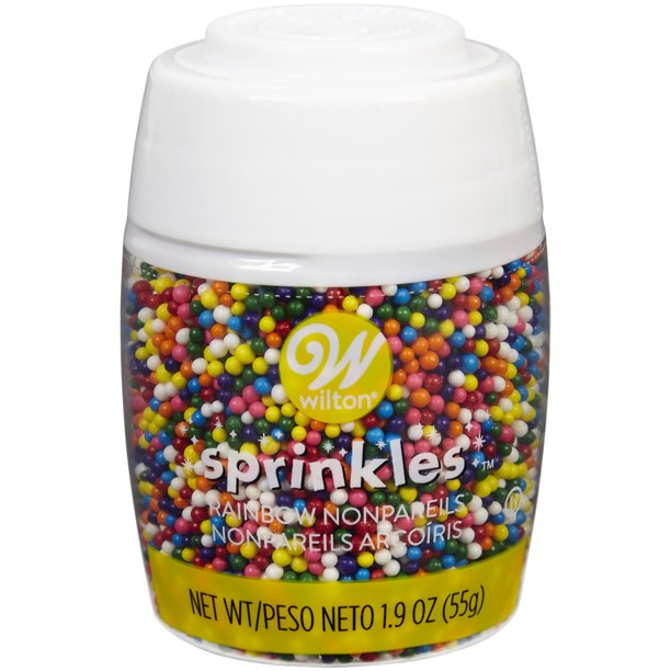 Wilton Traditional Rainbow Nonpareils Sprinkle Mix, 1.9 oz. - Walmart ...