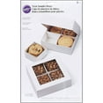 White Treat Sampler Boxes - 4-Compartments - 6.25in. x 6.25in. x 2in ...
