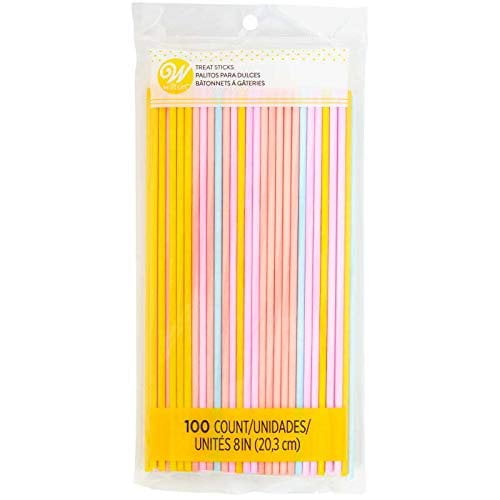 Wilton Treat Sticks Pastels 8 in. 100 Count - Walmart.com